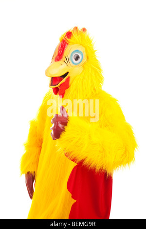 Cut out funny bird dressed in Navy uniform and saluting Stock Photo - Alamy