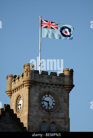 Clock tower in Lerwick Shetland Stock Photo - Alamy