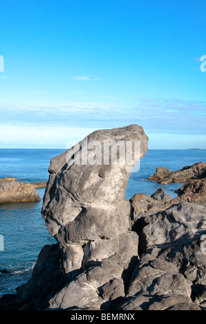 lava rock formation coast puerto rico Stock Photo - Alamy
