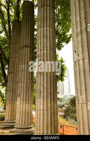 Plymouth Pillars Park Stock Photo - Alamy