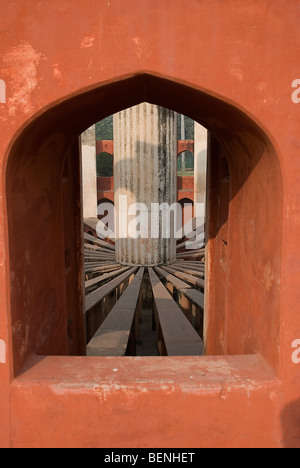 The Ram Yantra at the Jantar Mantar in New Delhi, India. The Jantar ...