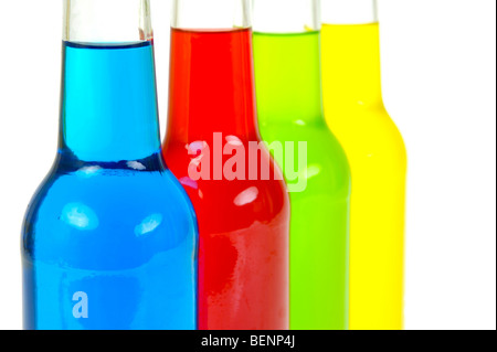 Alco Pop premix alcoholic drinks isolated against a white background ...