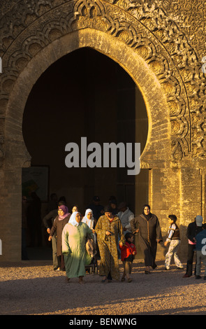Entrance to the Chella Necropolis, Rabat, Morocco, Africa Stock Photo ...