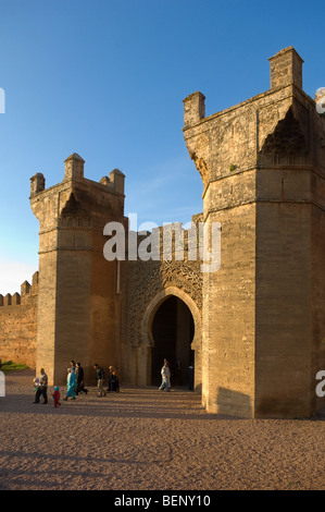 Entrance to the Chella Necropolis, Rabat, Morocco, Africa Stock Photo ...