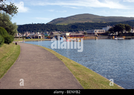 The Mooragh Park Ramsey Isle Of Man Stock Photo - Alamy