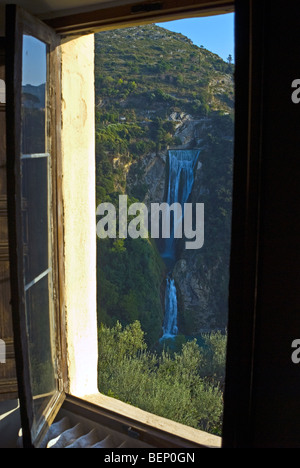 The Great Cascade on the Aniene River, Tivoli, Italy Stock Photo - Alamy