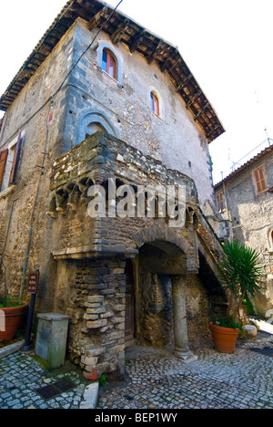 Gothic House in Tivoli - Italy Stock Photo - Alamy