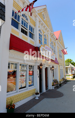 Fudge and candy are products of Mackinaw mackinac Island in Michigan ...