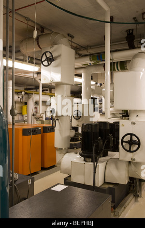 Air conditioning plant room for an office building Stock Photo - Alamy