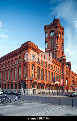 Rotes Rathaus, Red City Hall, red brick building, Berlin-Mitte, Berlin ...