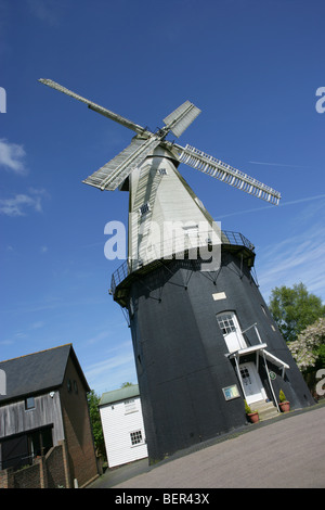 the union windmill Cranbrook kent, the largest smock mill in england ...