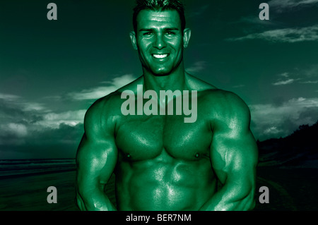 David Rylah Body Builder Main Beach Surfers Paradise Gold Coast ...