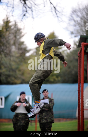 BOYS ARE ASSESSED DURING A TEAM PHYSICAL PROBLEM SOLVING EXERCISE AT ...