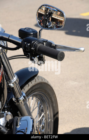 Brake and accelerator machine motorcycle Stock Photo - Alamy