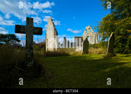 The ruins of Boxgrove Priory, a small priory built in Sussex near ...