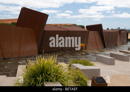 Rockpool Waterway and Escarpment Wall at the Australian Garden, Royal ...