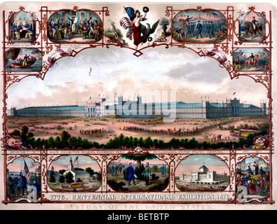 Centennial International Exhibition,1876 Stock Photo - Alamy