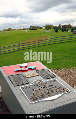 The Memorial Stone at The Site of The Woodstock Festival At Bethel ...