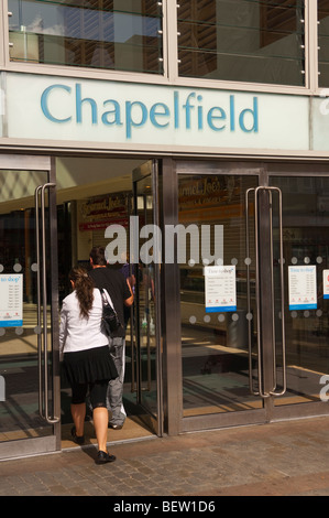 Entrance to Chapelfield Shopping Centre in Norwich,Norfolk,Uk Stock ...