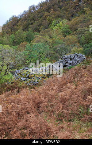 Caistel Grugaig Broch at Totaig Stock Photo - Alamy