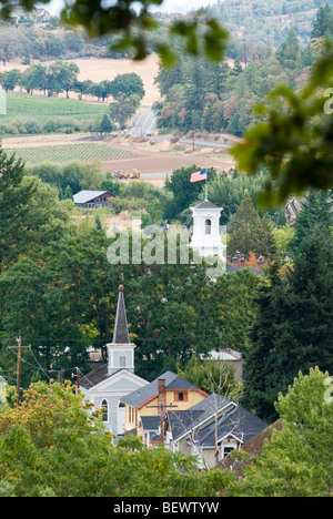 A view of downtown Jacksonville, Oregon Stock Photo - Alamy