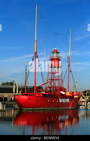 Light-ship TEXEL at Den Helder Museum Harbour, Holland, Netherlands ...