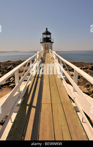 Port Clyde, Maine Marshal Lighthouse Stock Photo - Alamy