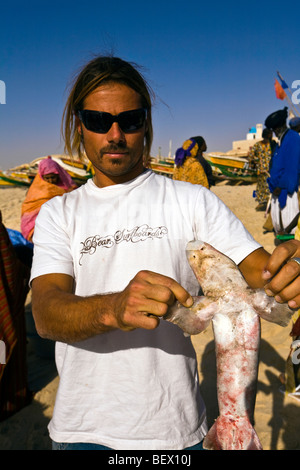 Mauritania, Nouakchott, fish market Stock Photo - Alamy