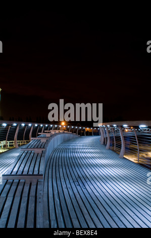 An image of the Castleford footbridge over the river Aire, as seen on ...