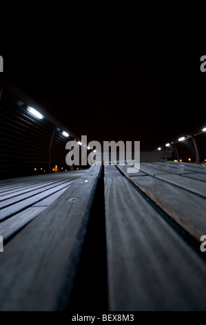 An image of the Castleford footbridge over the river Aire, as seen on ...