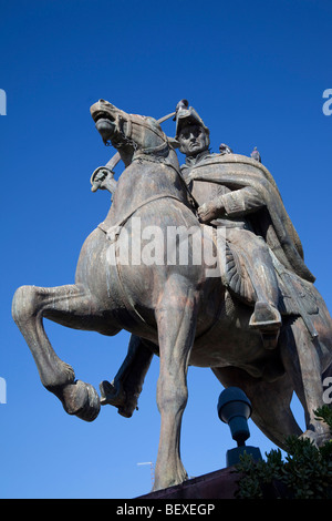 Statue of General Ignacio Allende, a Mexican independence hero, in the ...