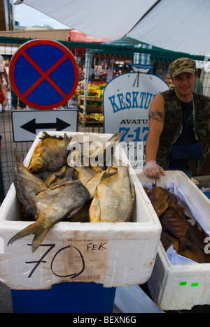 Vobla the Russian dried fish at Keskturg the main market place in ...