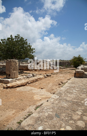 The Temple of Aphrodite at Kouklia or Palepafos in Western Cyprus Stock ...