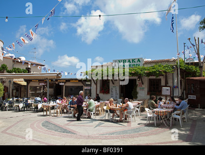 The centre of Pissouri in Western Cyprus Stock Photo - Alamy