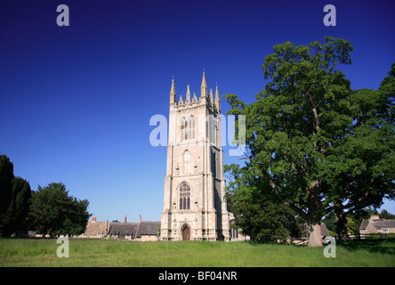 St Marys church, Titchmarsh village, Northamptonshire, England, UK ...
