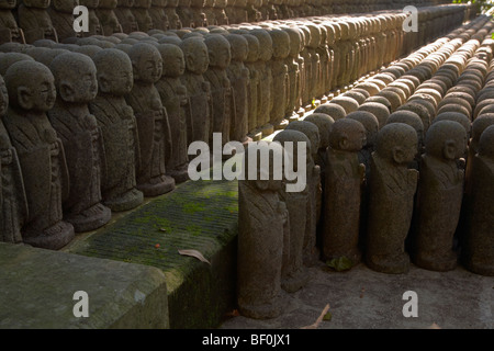 1001 stone monks statues from Hasedera in Kamakura, Japan Stock Photo ...