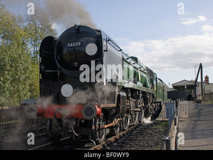 Steam action at the Bluebell Railway Stock Photo - Alamy