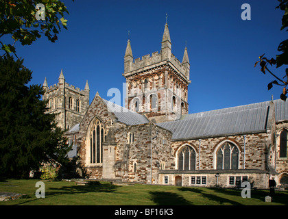 Wimborne Minster Church famed for its chained library and tomb of King ...