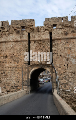 the porta di limisso the old land limassol gate in the old city walls ...