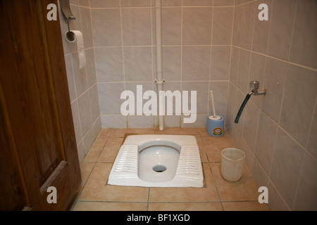 squat turkish toilet in bathroom in famagusta turkish republic of ...