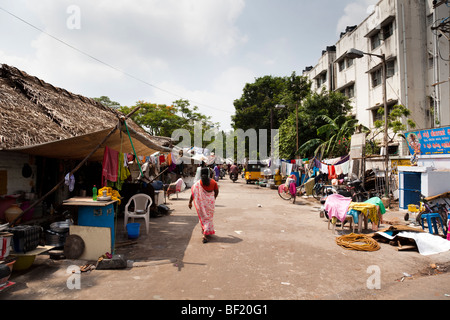 Street scene in Tamil Nadu, India Stock Photo - Alamy