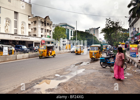 Auto Rickshaws in Chennai, India Stock Photo - Alamy