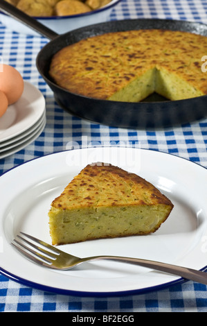 Bubble and Squeak-traditional English dish made fried leftover ...