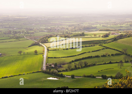 A170 from Thirsk to Sutton Bank from Cleveland Way close to Sutton Bank ...