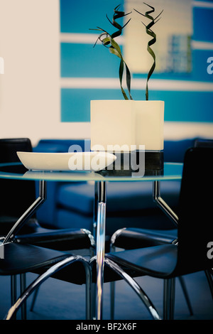 Showpieces on a dining table Stock Photo - Alamy