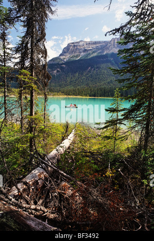 view to lake in mountains Stock Photo - Alamy