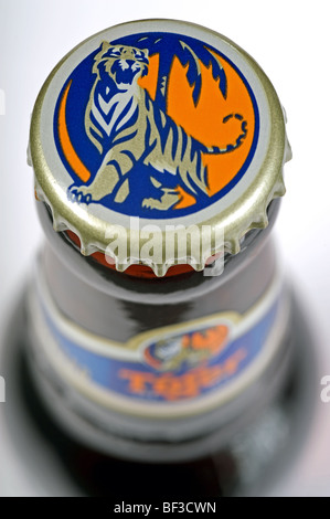 Tiger beer bottle top Stock Photo - Alamy