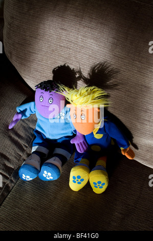 Tweenies Milo Jake toys Stock Photo - Alamy