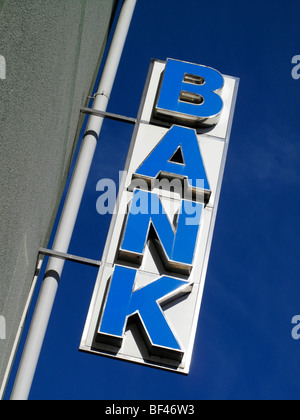 A generic sign for a bank Stock Photo - Alamy