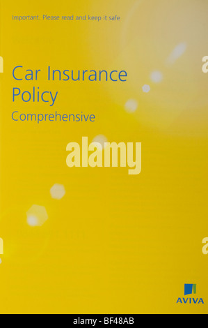 Documents for vehicle insurance. Car insurance policy. Auto insurance ...